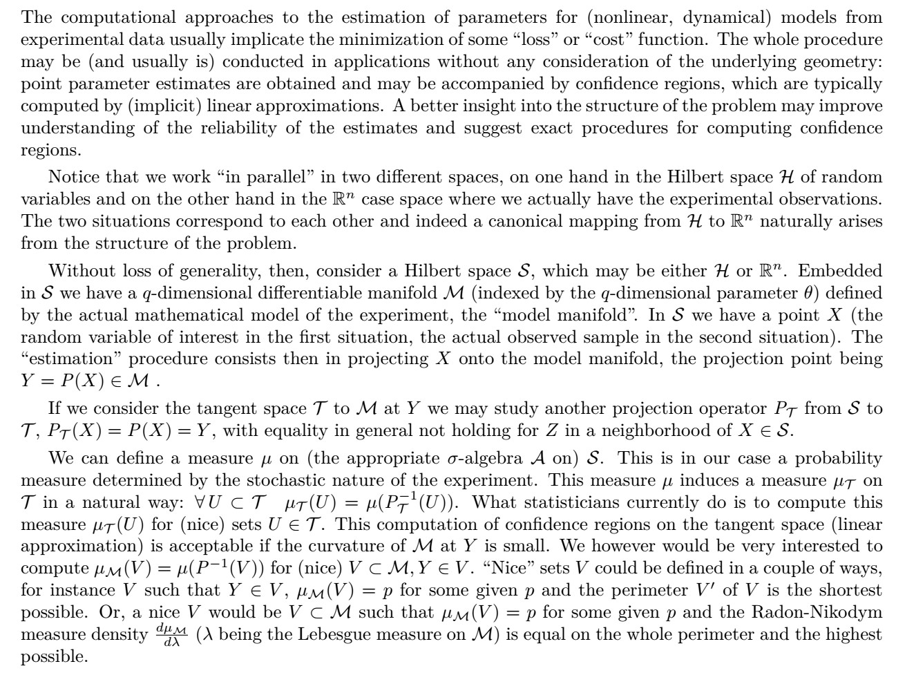 Special Seminar by Dr. Andrea De Gaetano - Department of Mathematics